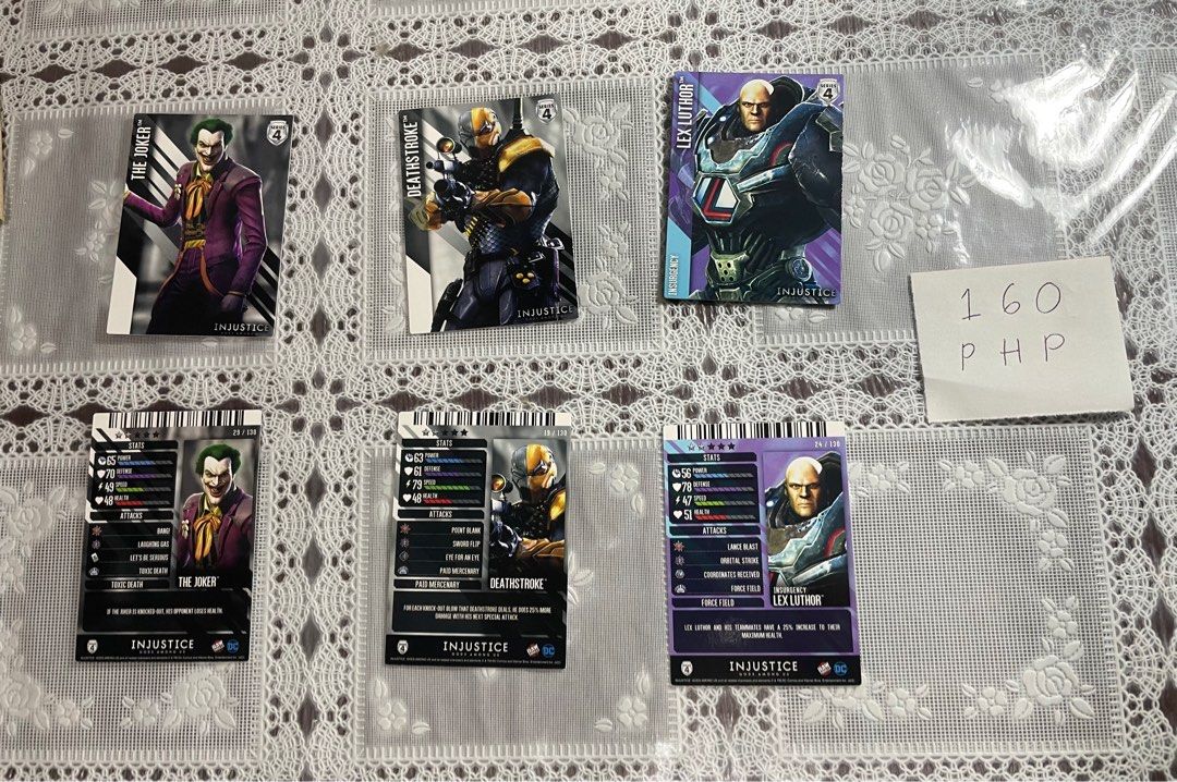 Injustice Cards (4 cards per pack), Hobbies & Toys, Toys & Games on ...