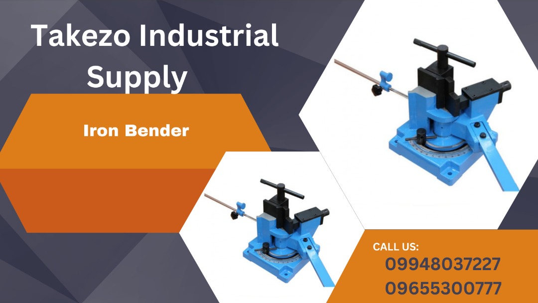 Iron Bender Commercial Industrial Construction Tools Equipment On