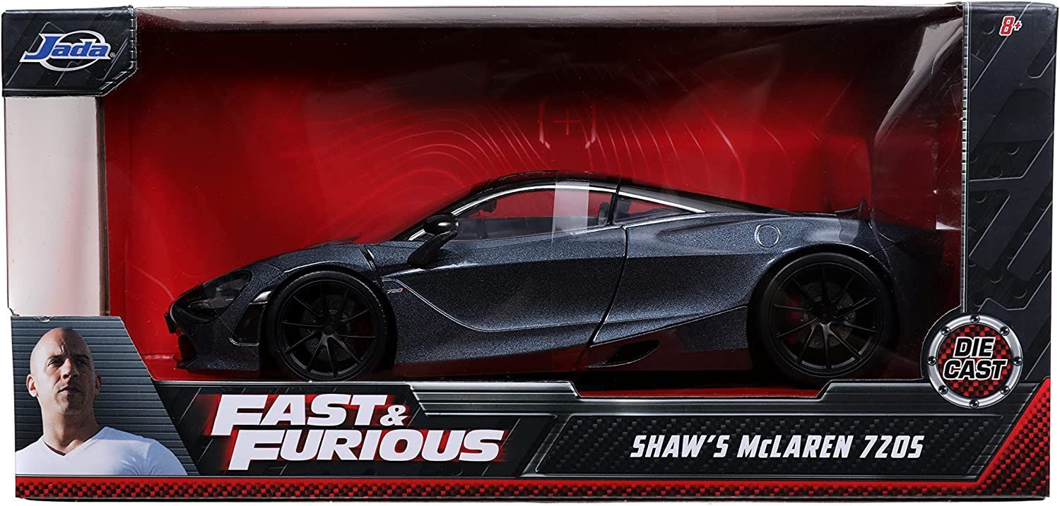 Jada Toys 30754 Fast & Furious Presents: Hobbs & Shaw 1:24 Mclaren 720S ...