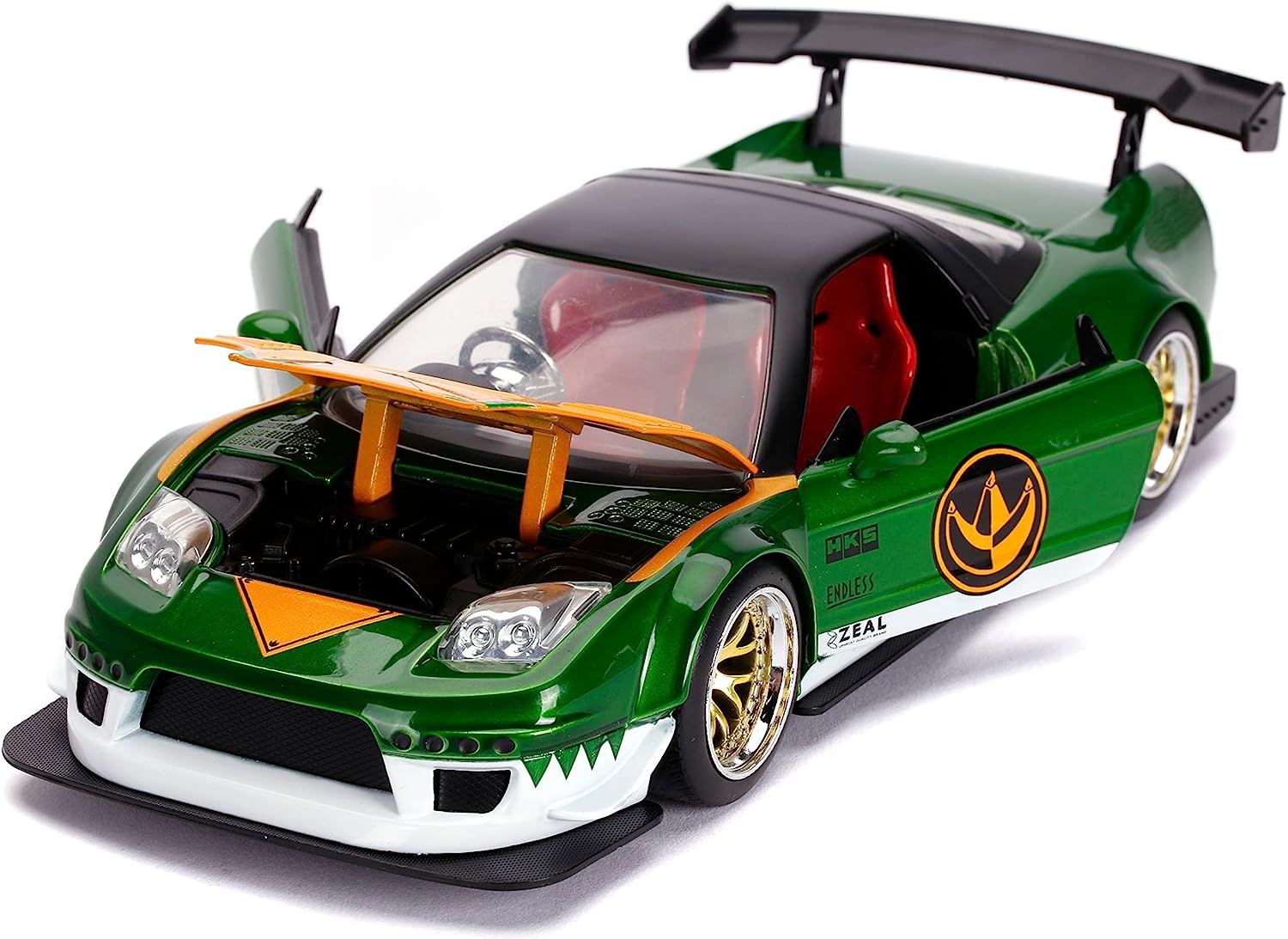 Jada Toys 31909 Power Rangers 1:24 2002 Honda NSX Type-R Japan Spec Die ...