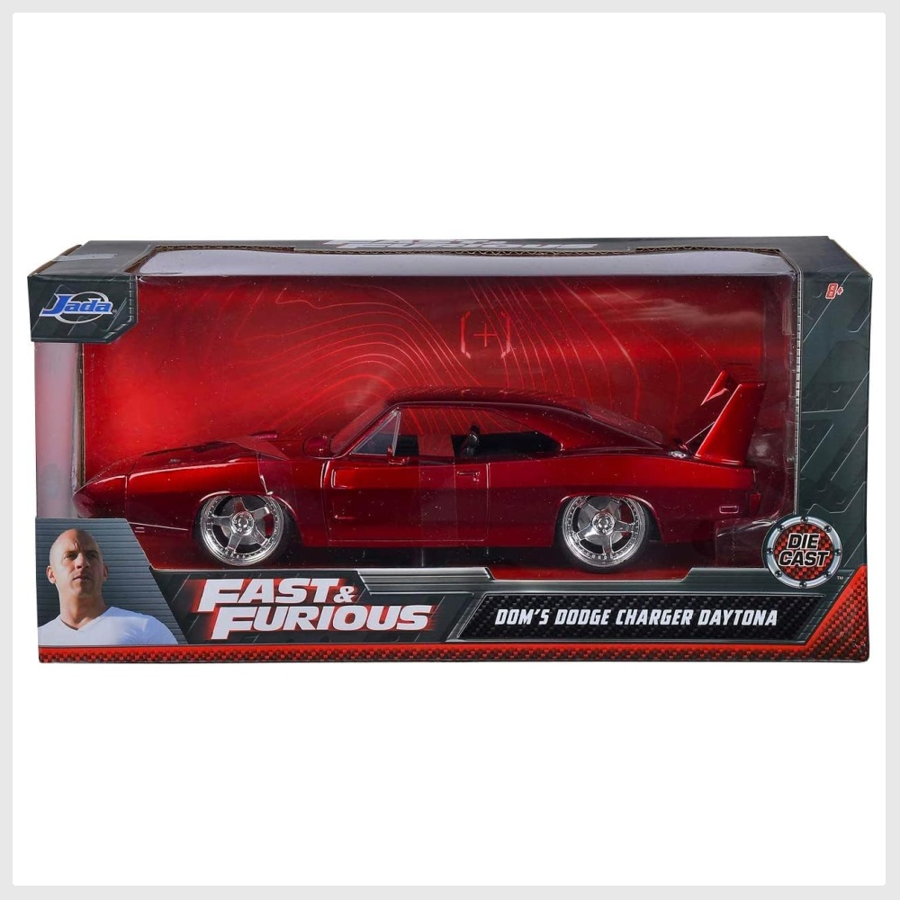 Jada Toys Fast & Furious Dom's Dodge Charger Daytona DIE-CAST Car, 1: ...