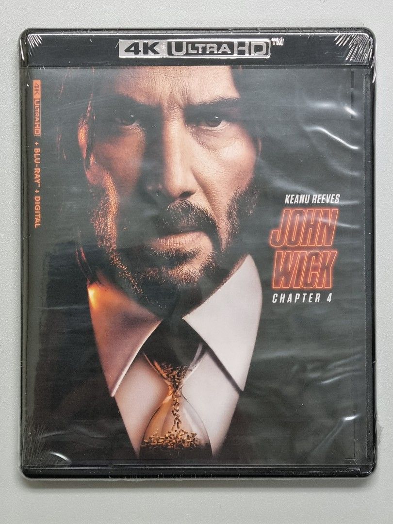 John Wick Chapter 4 4K Blu-ray, Hobbies & Toys, Music & Media, CDs ...