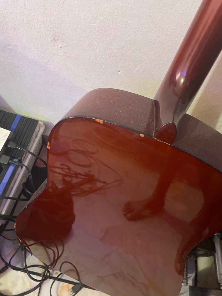 JOHNSON ACOUSTIC GUITAR, Hobbies & Toys, Music & Media, Musical ...