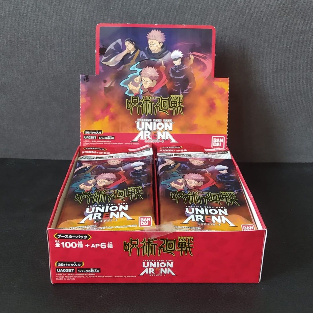 [AP Inside] Jujutsu Kaisen Union Arena Booster Box & Packs JJK UA Trading Card Game, Hobbies ...
