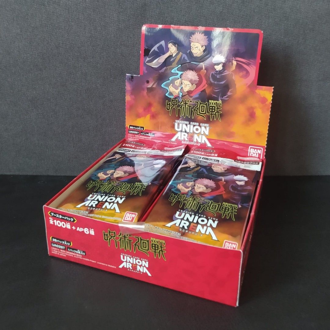 [AP Inside] Jujutsu Kaisen Union Arena Booster Box & Packs JJK UA Trading Card Game, Hobbies ...
