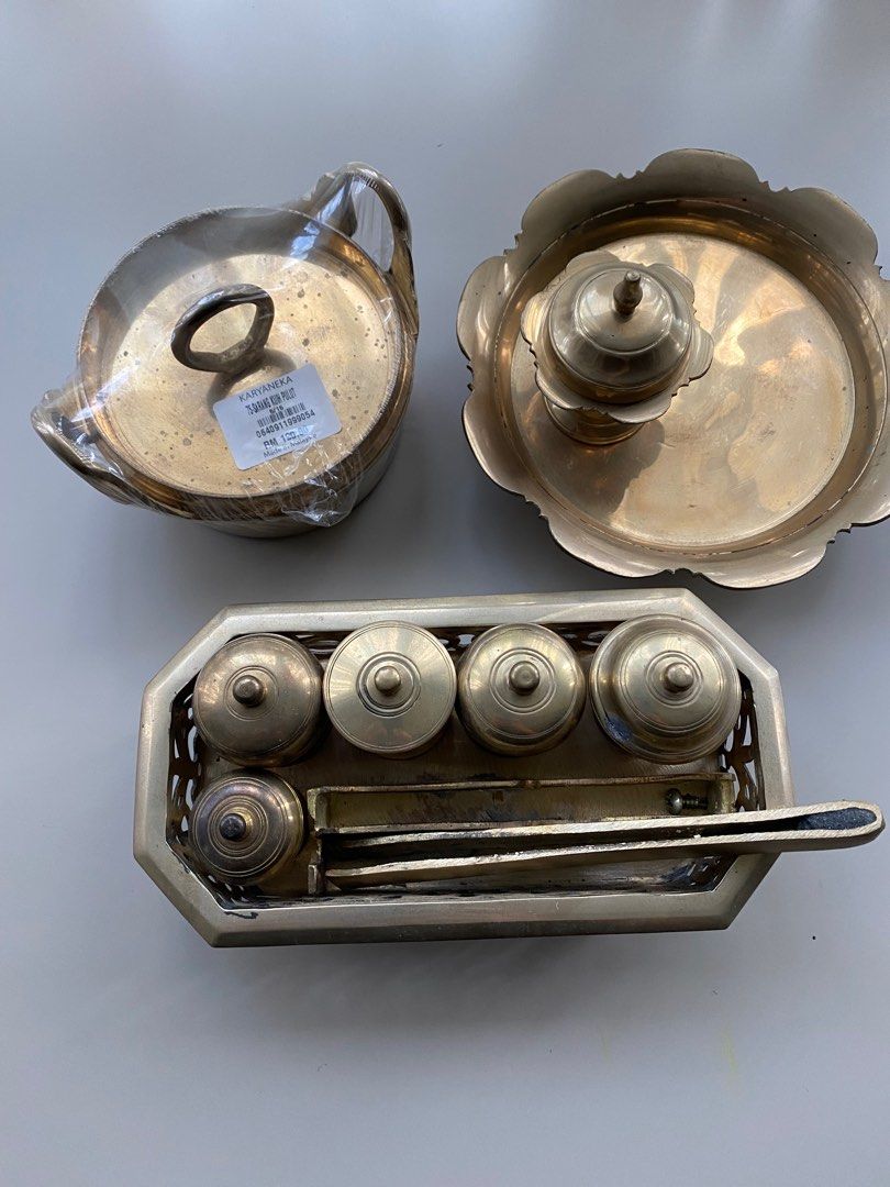 Karyaneka Brass malay traditional decor tepak sireh sarang kuih pulut ...