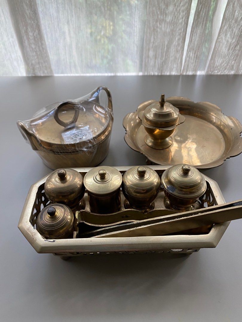 Karyaneka Brass malay traditional decor tepak sireh sarang kuih pulut ...