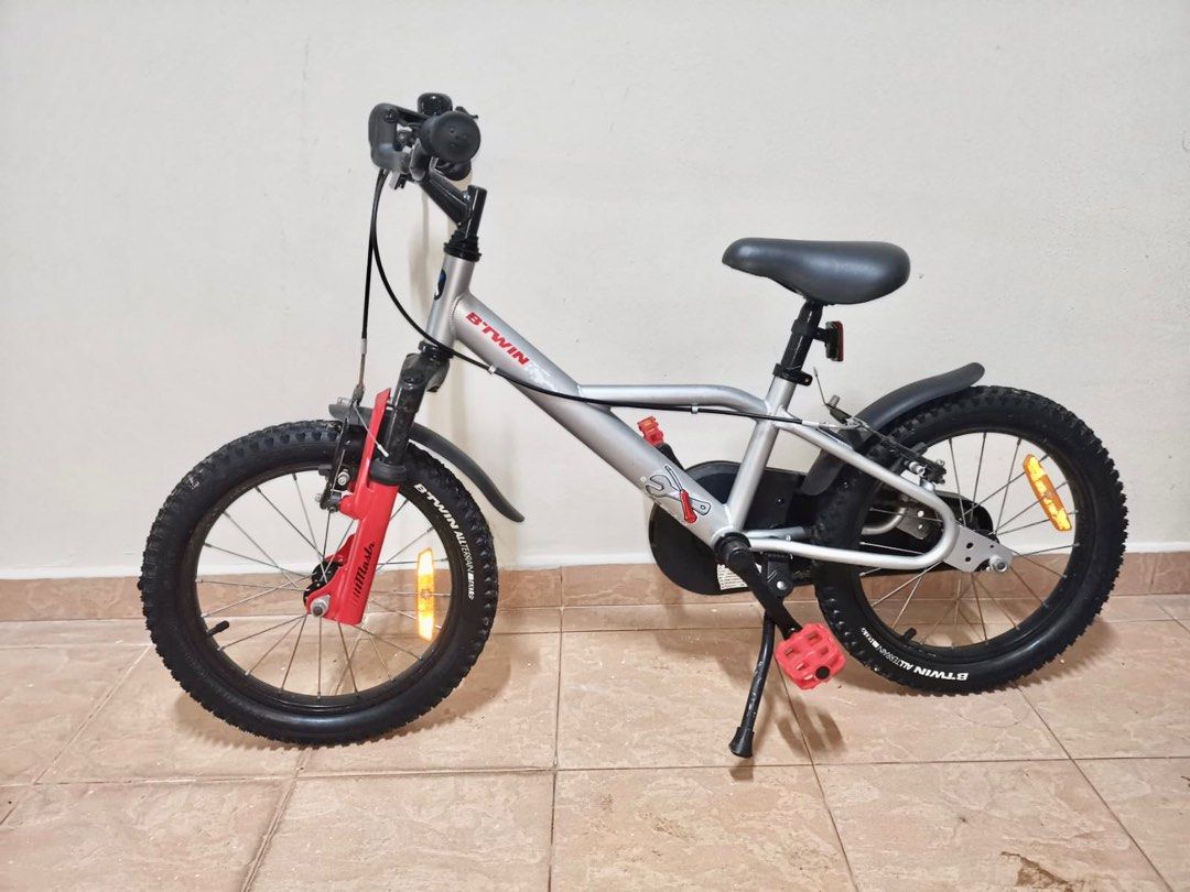 Kids Bike Btwin 16 inch Monster Truck 4-6 years - Black, Sports ...