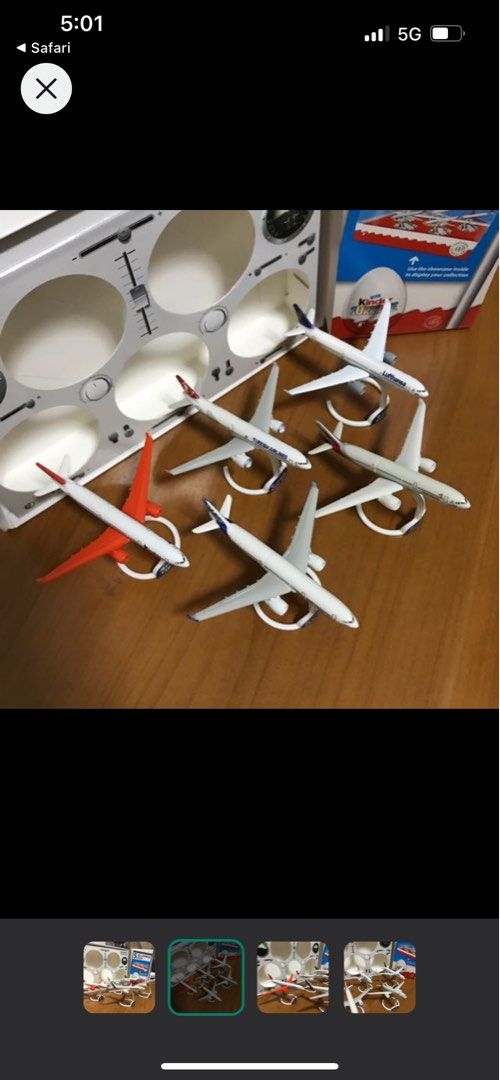 Kinder Surprise Airbus A330 mini airplanes, Hobbies & Toys, Toys ...