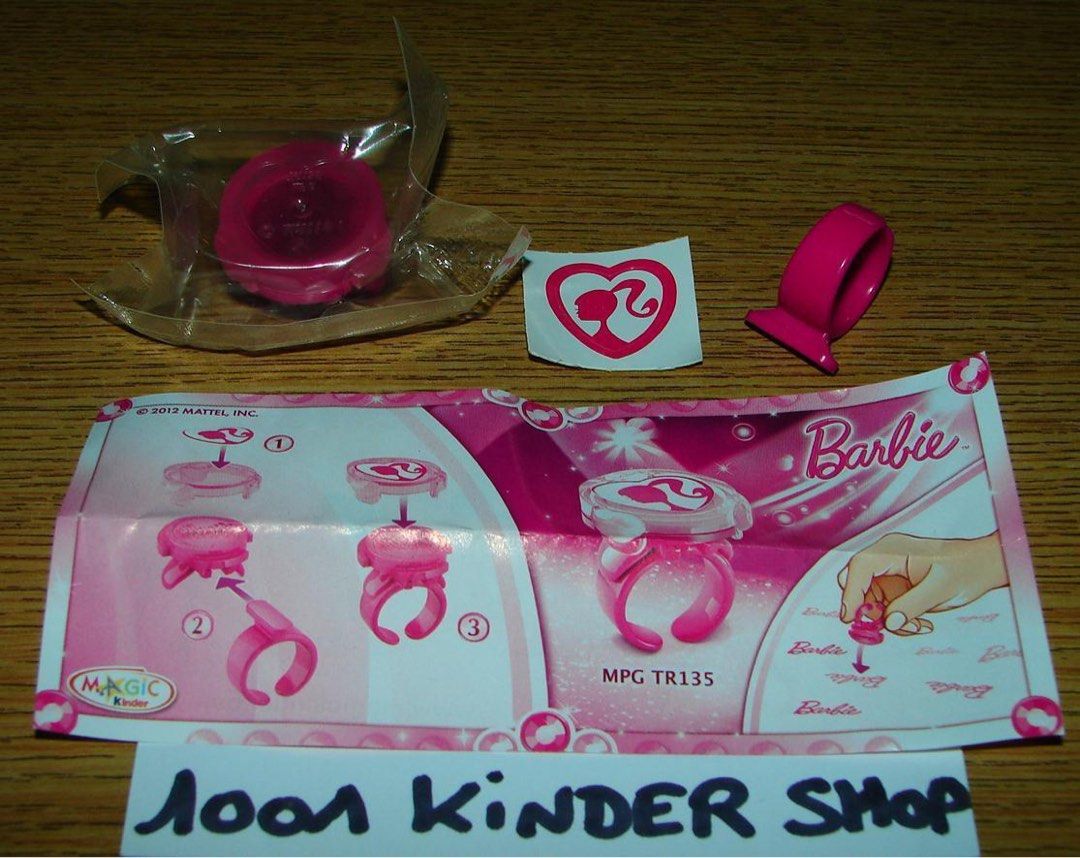 Kinder Surprise Barbie Ring Stamp, Hobbies & Toys, Toys & Games on ...