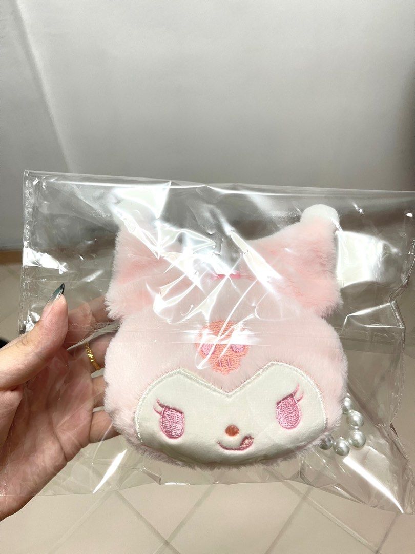 KUROMI FLUFFY COIN PURSE, Women's Fashion, Bags & Wallets, Purses ...