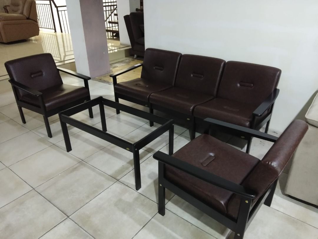 Kursi tamu Siro Lily Ligna Sofa kayu asli Sofa set sofa minimalis ...