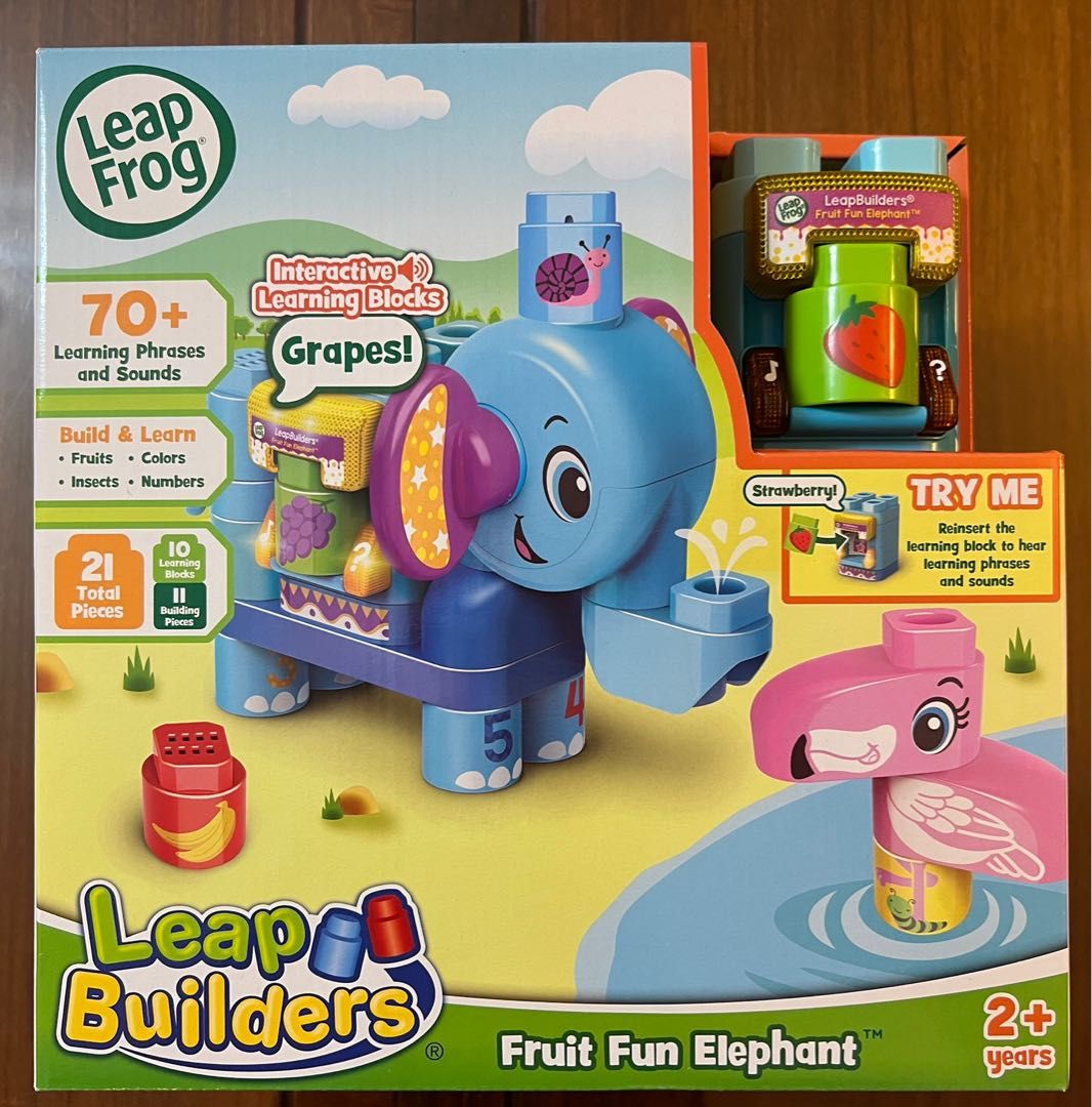 Leapfrog vtech leap builders safari animals + Fruit Fun Elephant, 兒童＆孕婦 ...