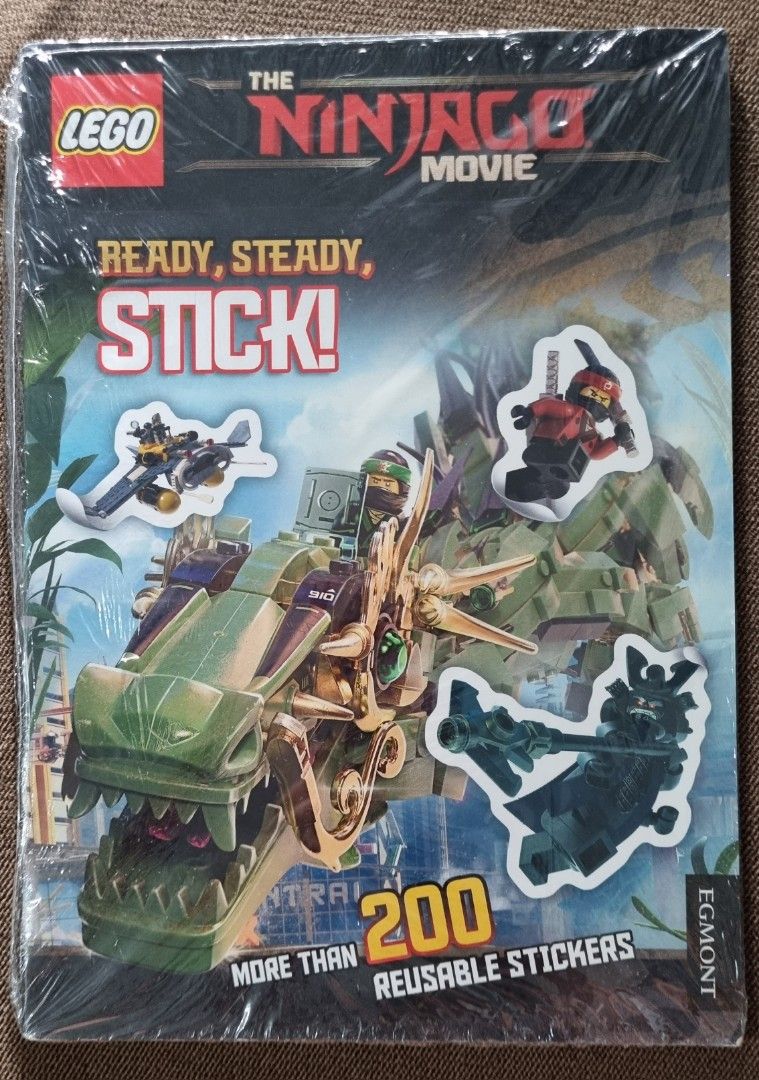 Lego star wars ninjago sticker book activity book on Carousell