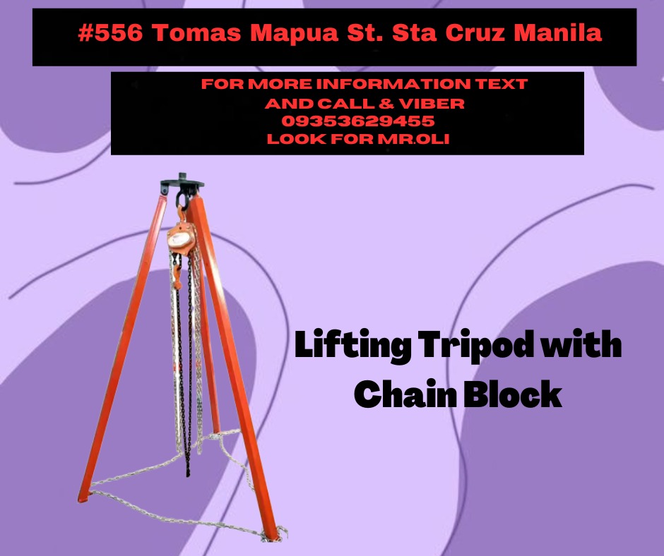 Lifting Tripod with Chain Block on Carousell