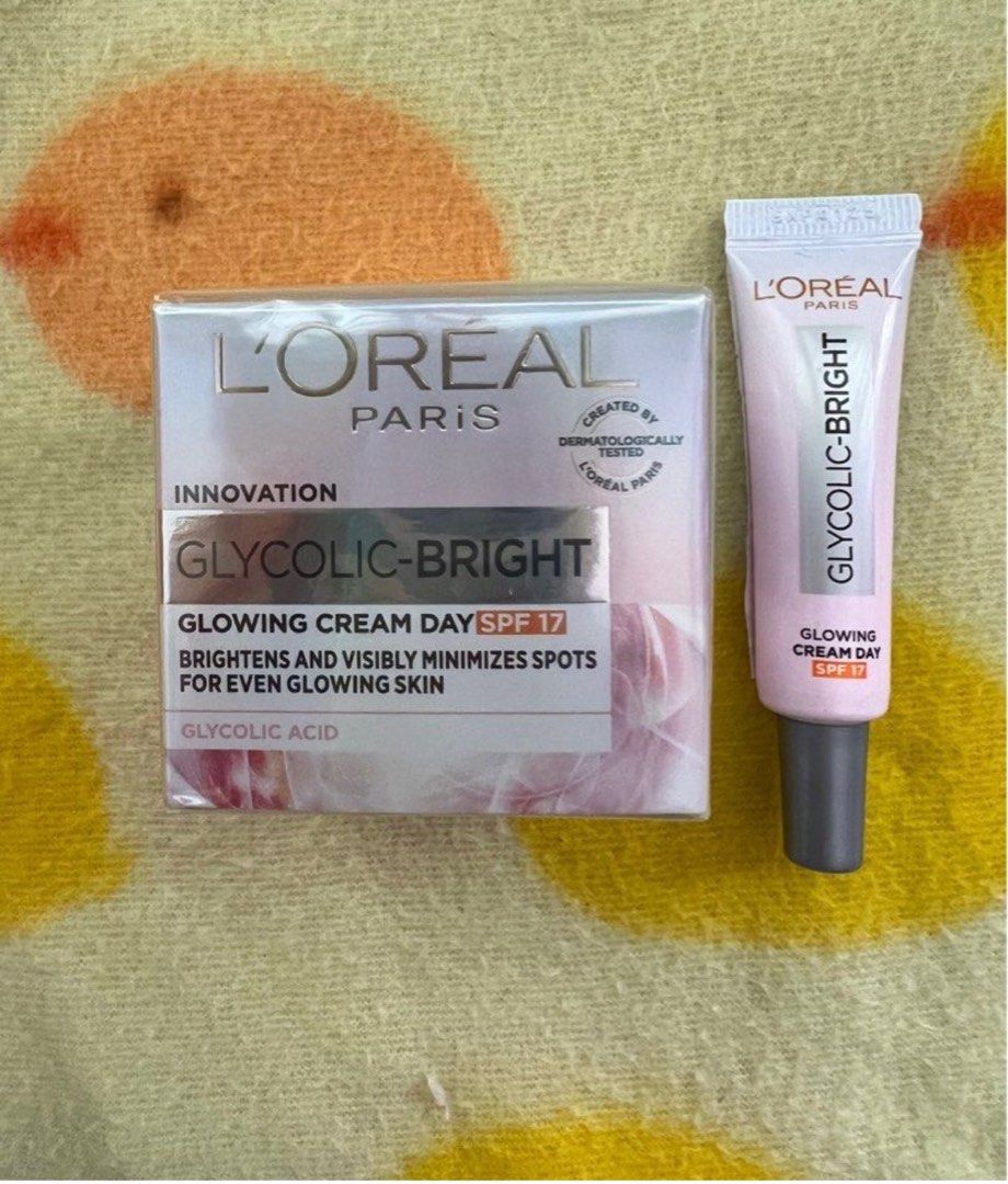 Loreal Glycolic Bright Glowing Cream Day / Night , Beauty & Personal ...