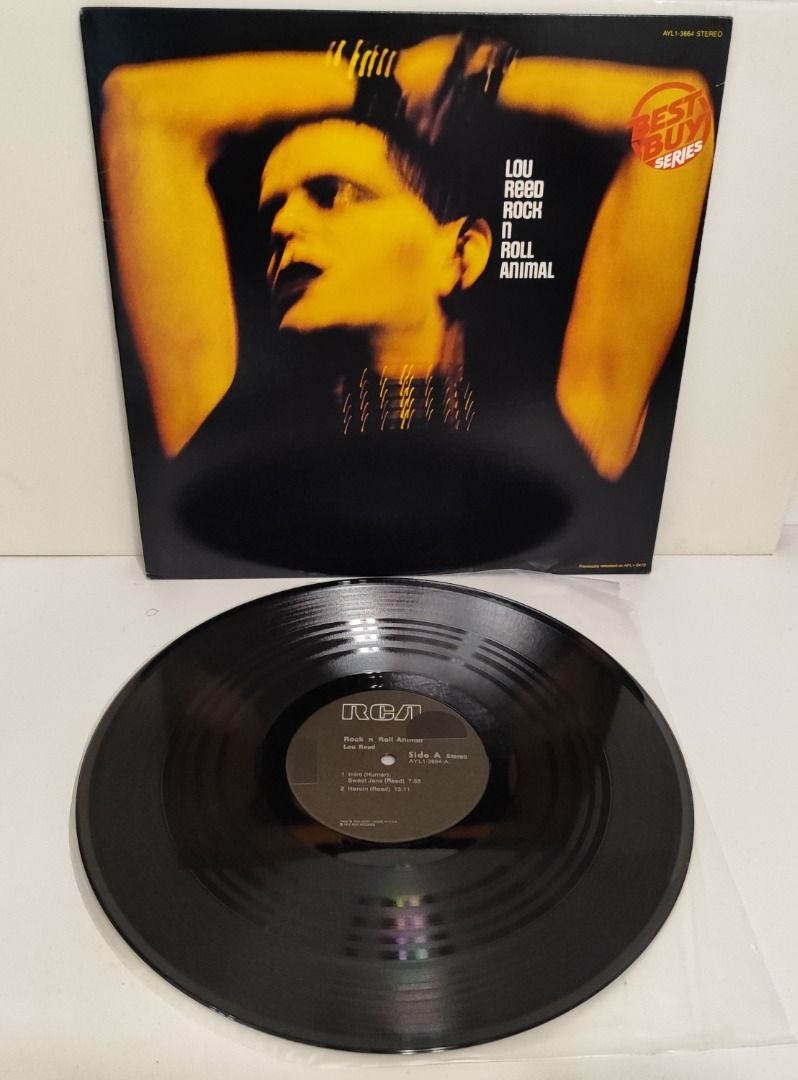 Lou Reed - Rock N Roll Animal (US, RCA), Hobbies & Toys, Music & Media, Vinyls on Carousell