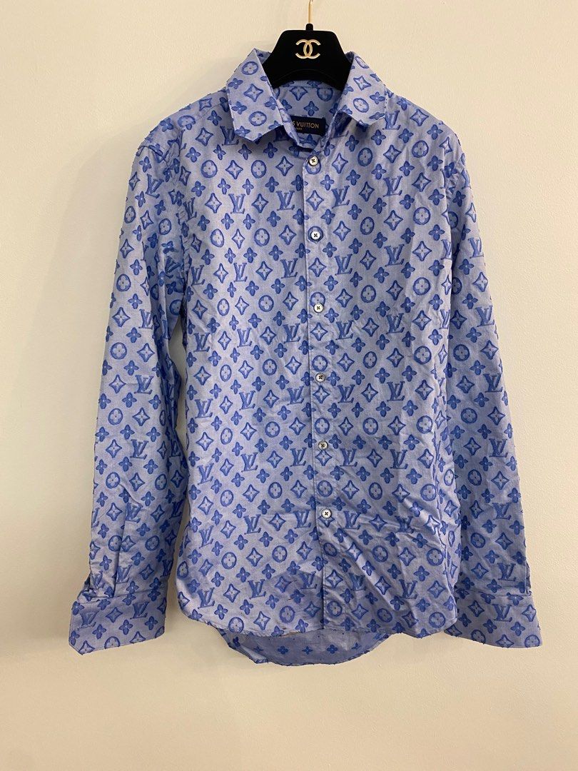 LOUIS VUITTON LV MONOGRAM SHIRT, Luxury, Apparel on Carousell