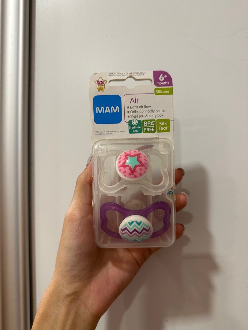 Mam Air Pacifier 6+months, Babies & Kids, Nursing & Feeding, Soothers ...