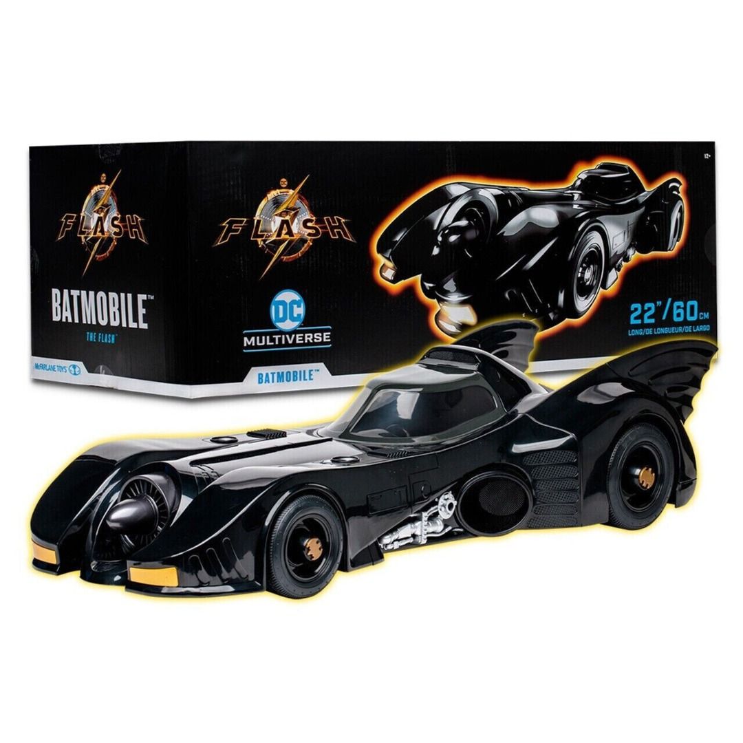 Mcfarlane Toys Keaton Batmobile- Batfleck Batcycle-Sold As Set on Carousell