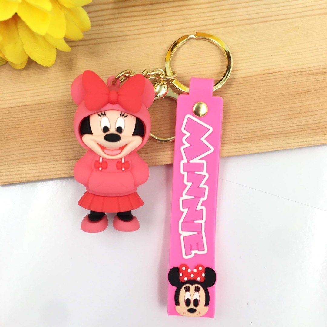 Mickey Minnie Mouse Keychain on Carousell