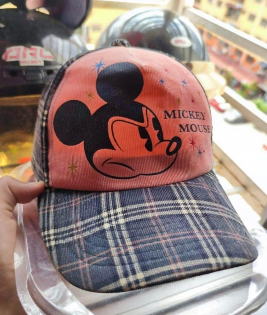 mickey mouse cap, Men's Fashion, Watches & Accessories, Cap & Hats on ...