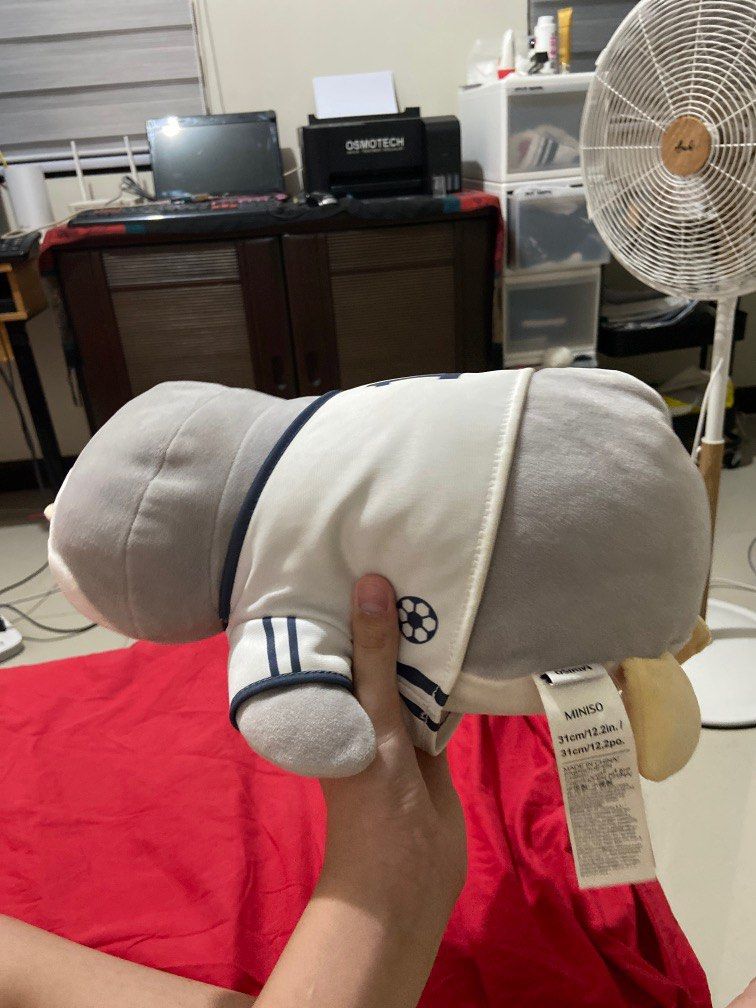 Miniso Mini Family Sports Lying Plush Toy Pen Pen Bun Bun, Hobbies ...