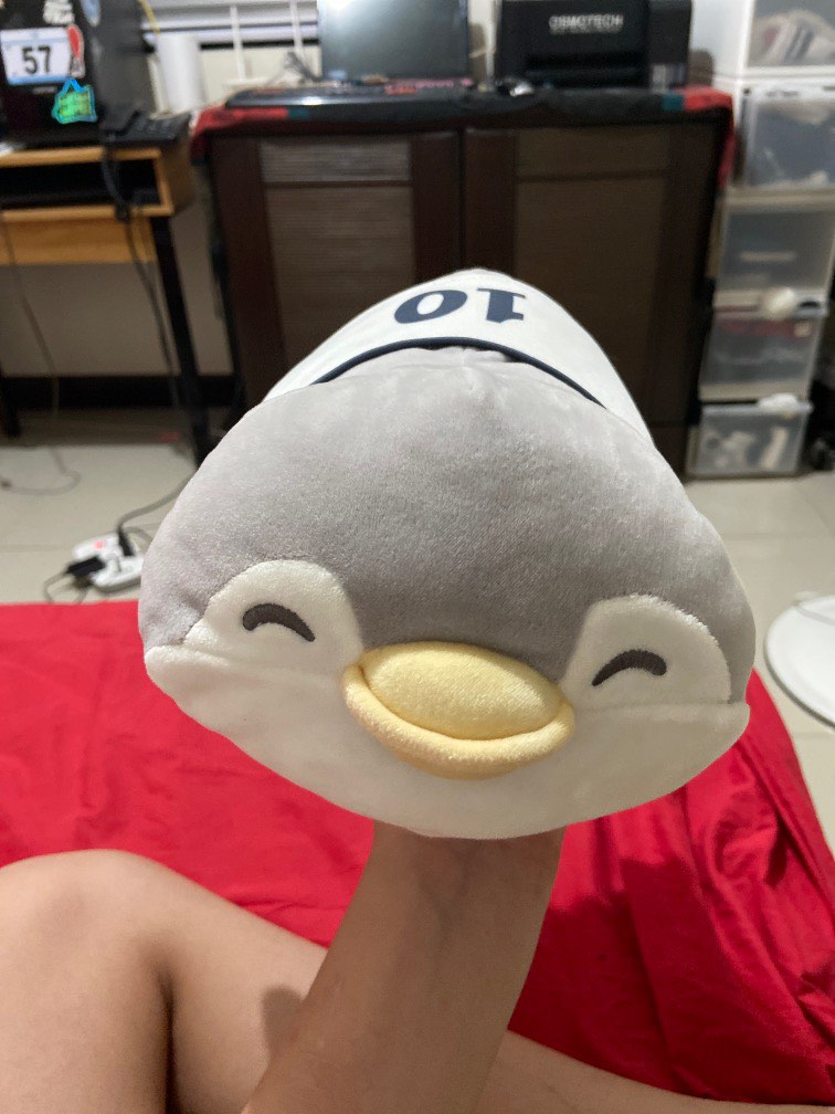 Miniso Mini Family Sports Lying Plush Toy Pen Pen Bun Bun, Hobbies ...