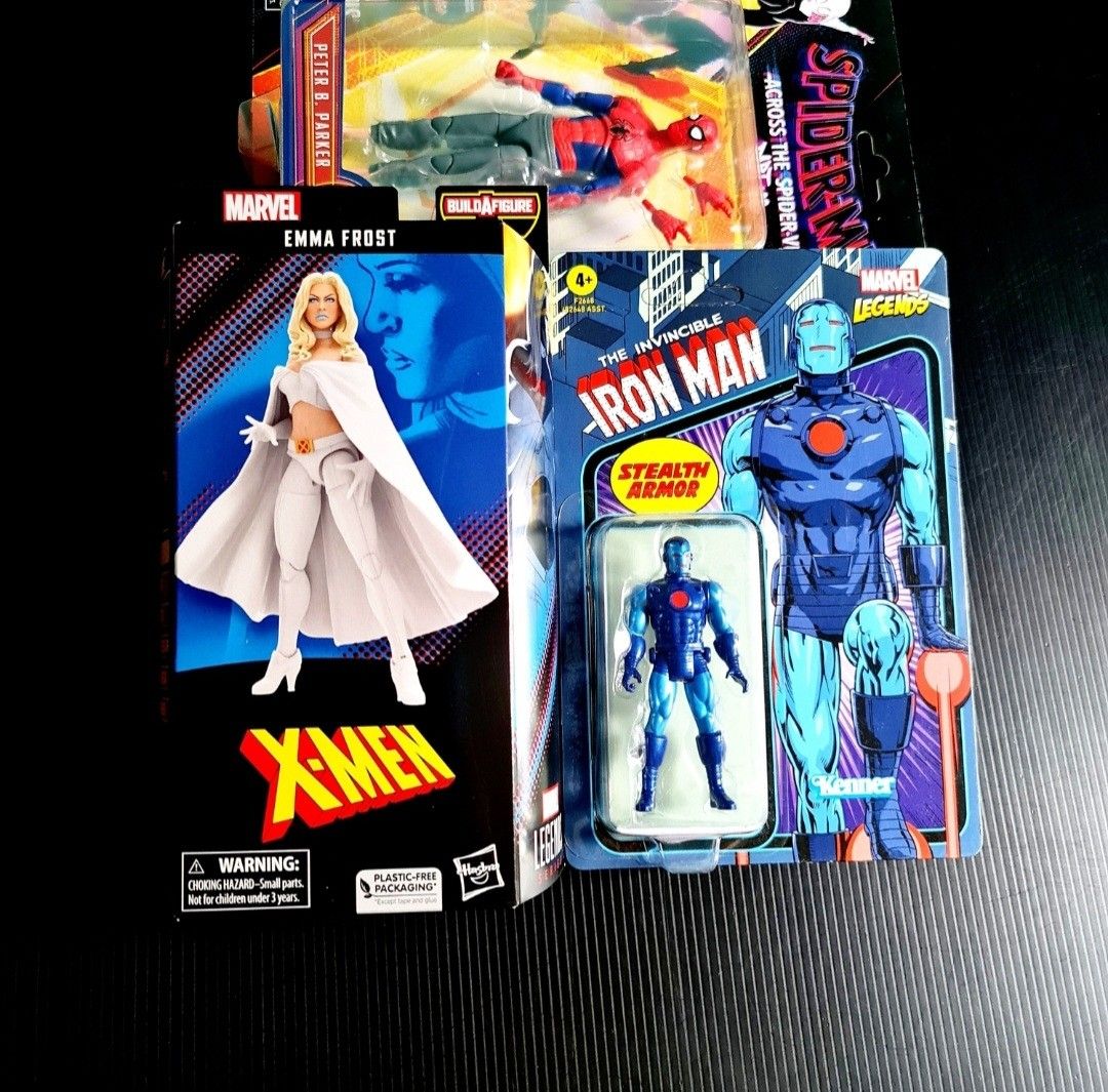 MISB Marvel Legends X-Men ch’od Wave Emma Frost White Queen With Baf ...
