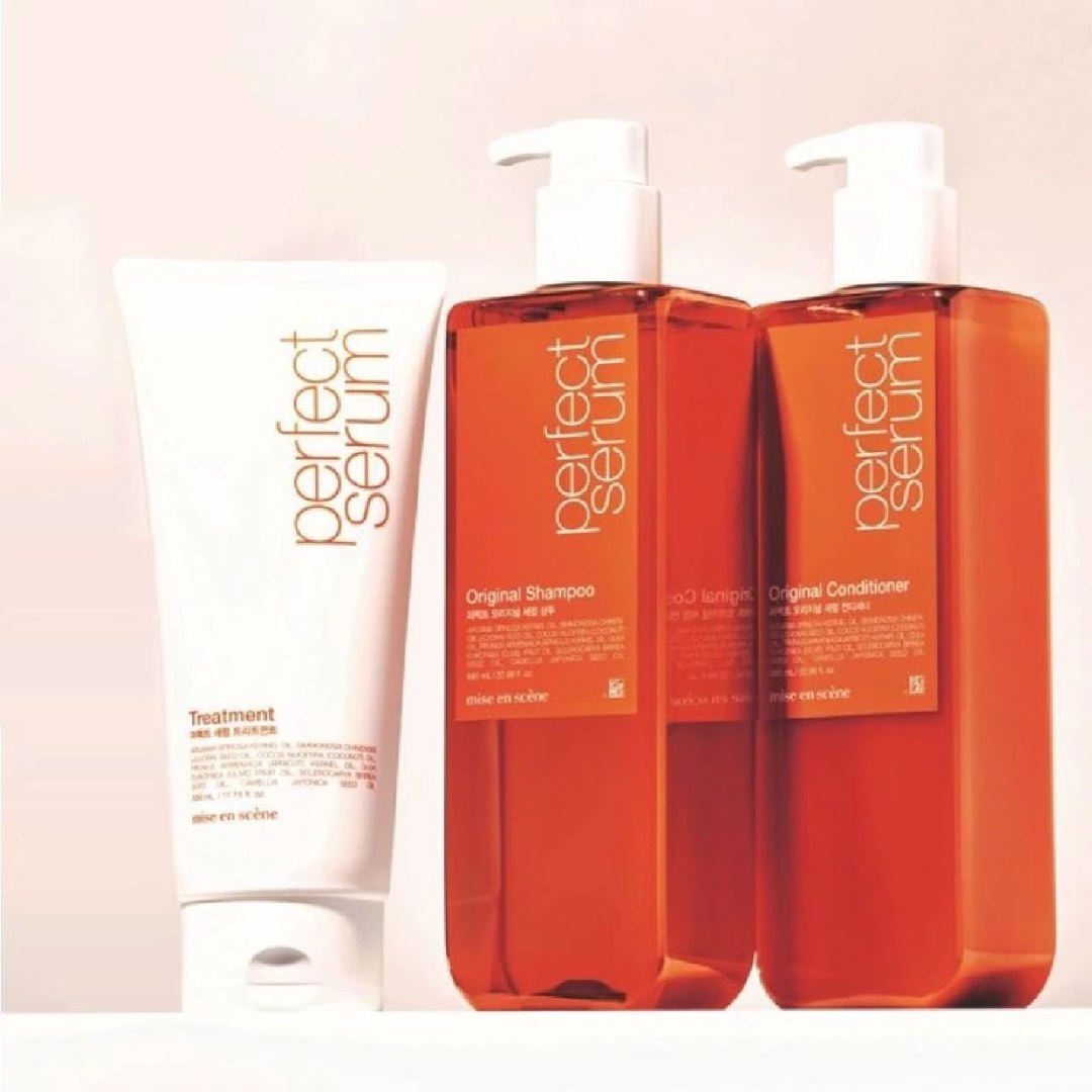 Mise en scene Perfect Serum Original Shampoo, Conditioner & Treatment ...