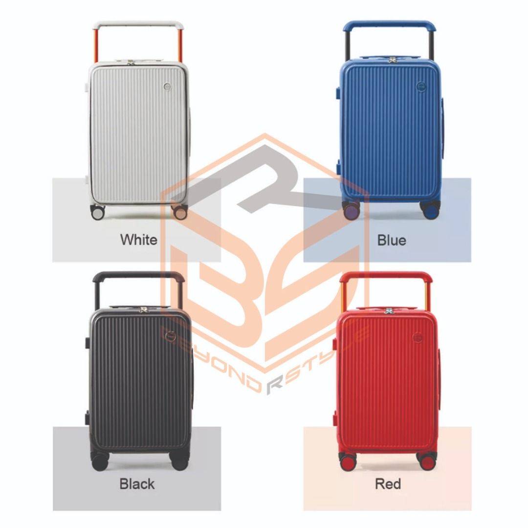 MIXI New Generation Front-Opening Wide-Handle Trolley Luggage Carry-On ...