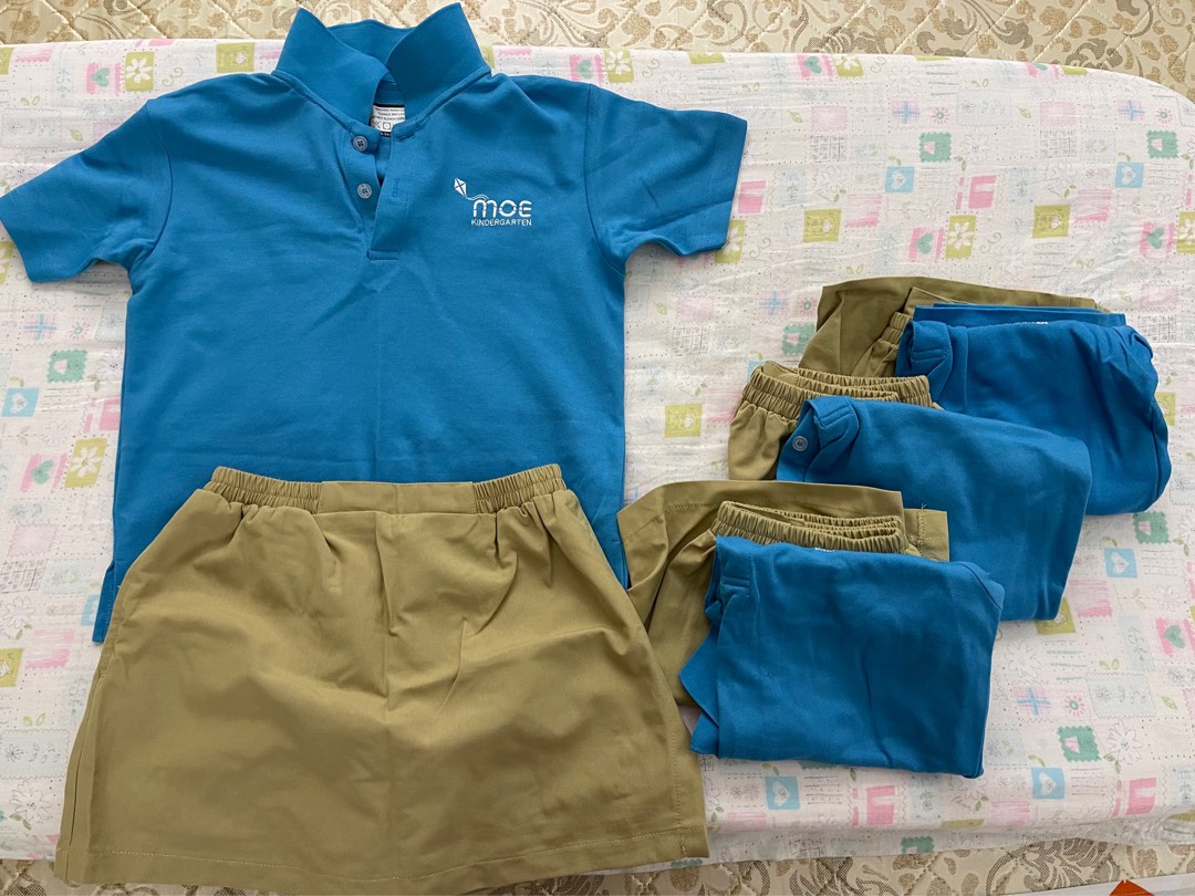 MOE Kindergarten Mk Uniform Polo T-shirt & Skorts, Babies & Kids ...