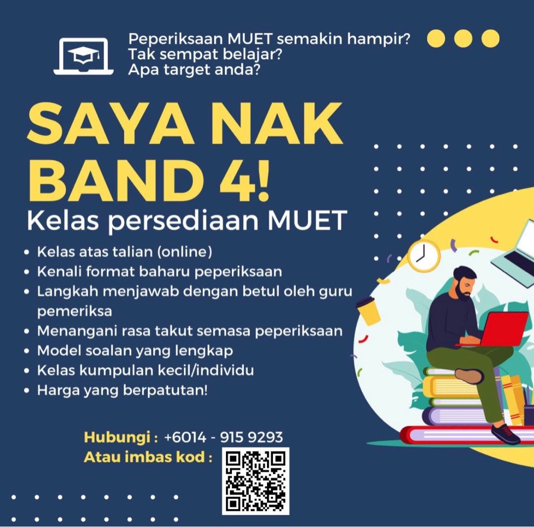 MUET Online Intensive Class, Services, Tuition on Carousell