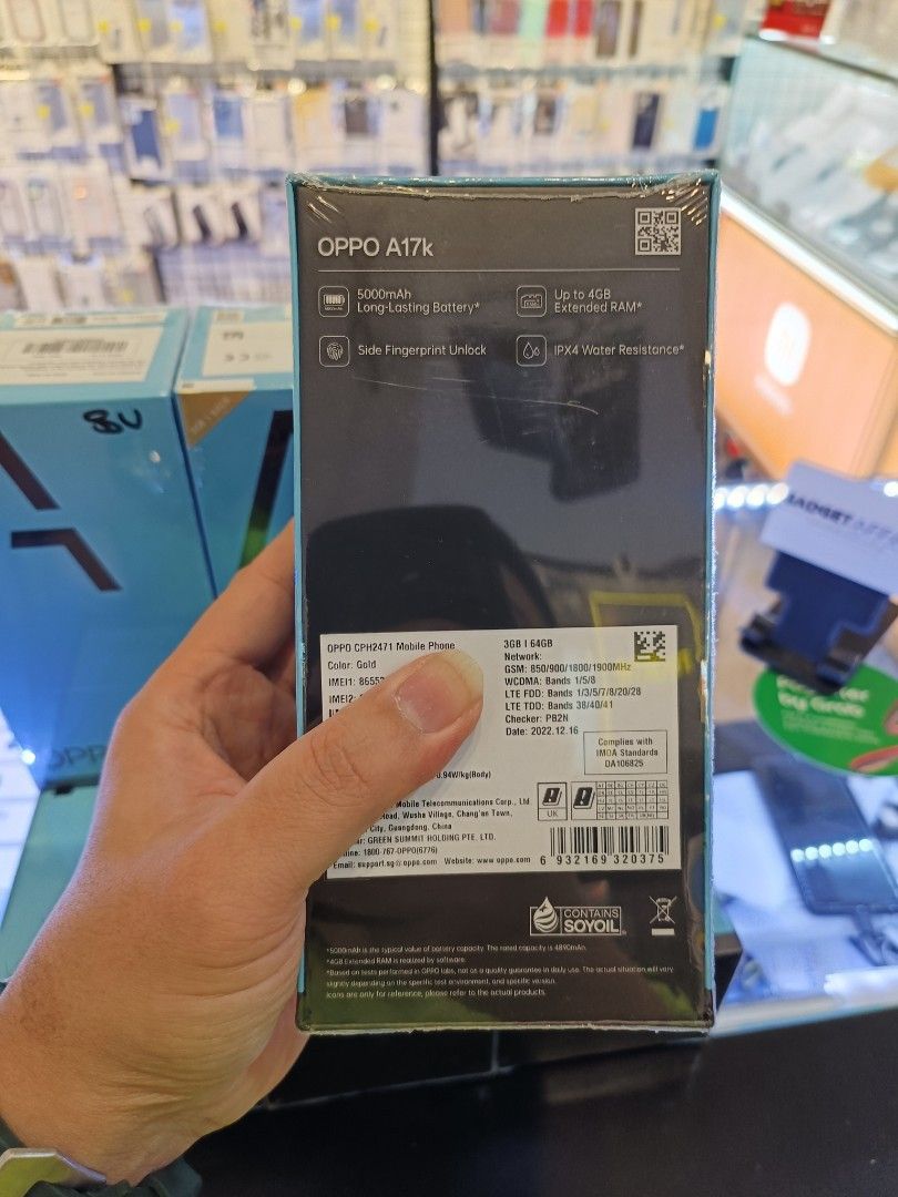 Must Go! Oppo A17k (Local Set), Mobile Phones & Gadgets, Mobile Phones ...