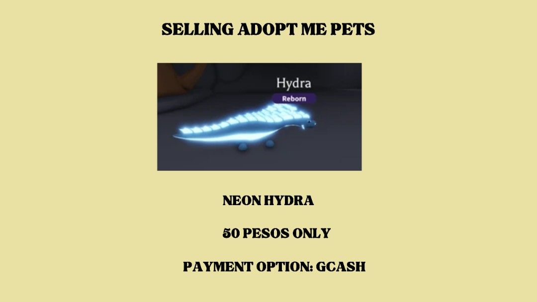 NEON HYDRA ADOPT ME, Video Gaming, Gaming Accessories, In-Game Products ...