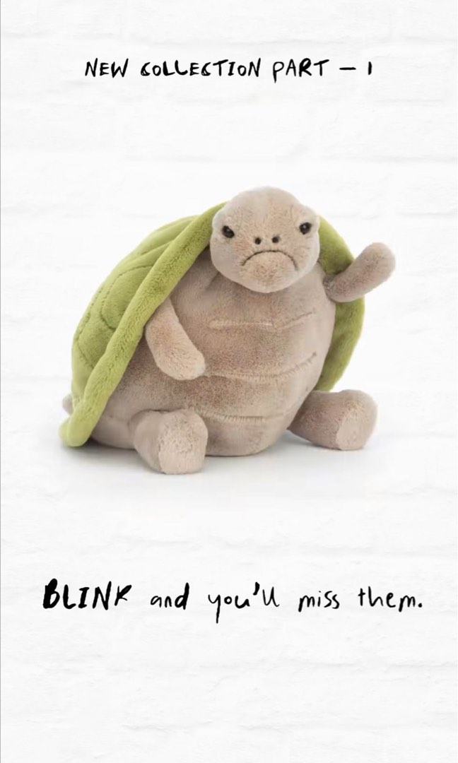 New in Jellycat Timmy Turtle, 興趣及遊戲, 玩具 & 遊戲類 - Carousell
