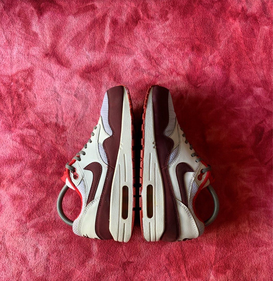 Nike Airmax 1 Essential “Action Red”, Women's Fashion, Footwear ...