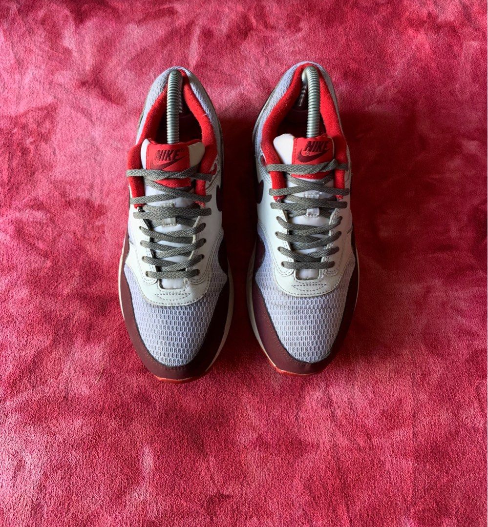 Nike Airmax 1 Essential “Action Red”, Women's Fashion, Footwear ...