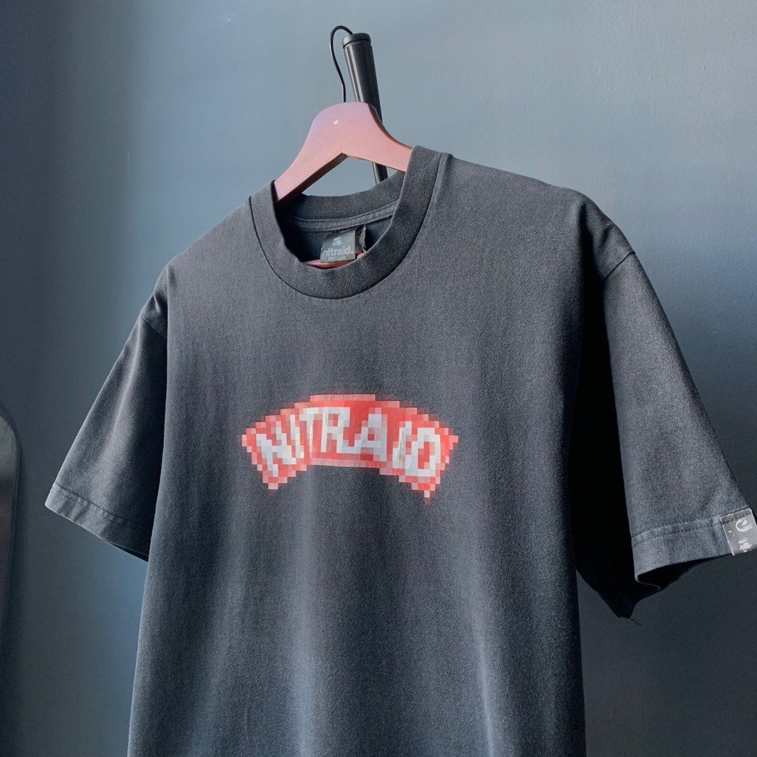 Nitraid Blurry Logo, Men's Fashion, Tops & Sets, Tshirts & Polo Shirts on Carousell