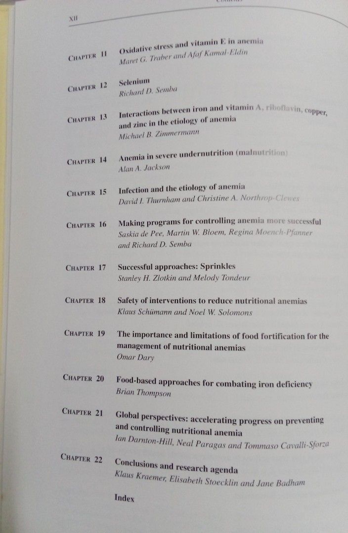 Nutritional Anemia, Hobbies & Toys, Books & Magazines, Textbooks on ...