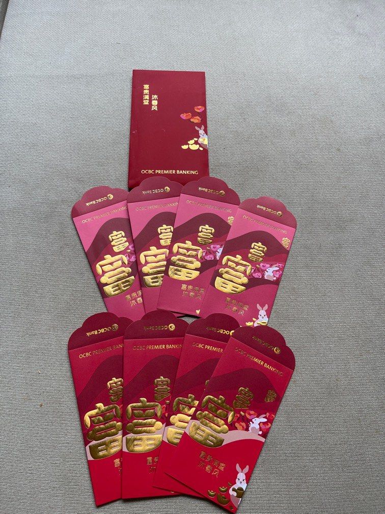 OCBC Premier Banking Red Packet, Hobbies & Toys, Stationery & Craft ...
