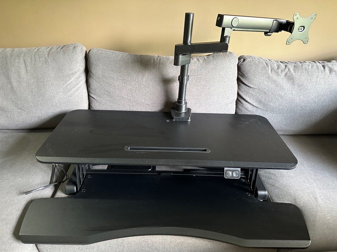 Omnidesk Switch Pro + PRISM Arc Stealth Monitor Arm, Furniture & Home ...