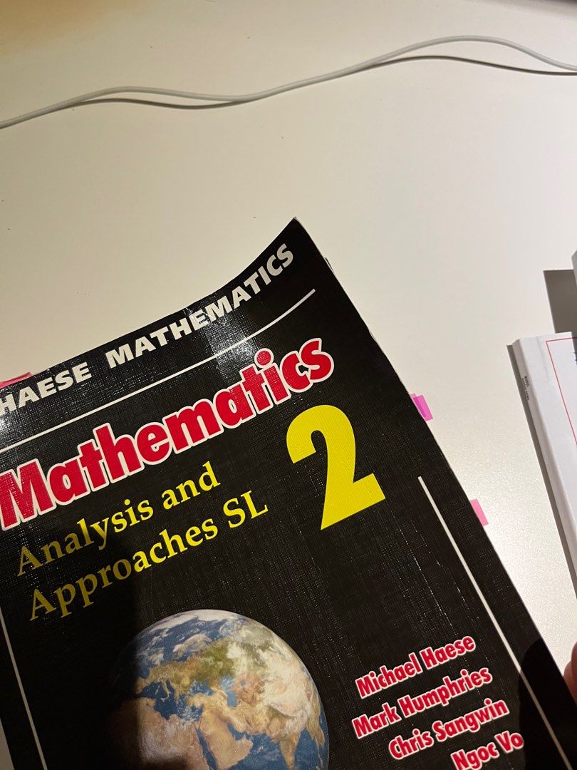 ORIGINAL Mathematics analysis and approaches SL 2 Textbook, Buku & Alat ...
