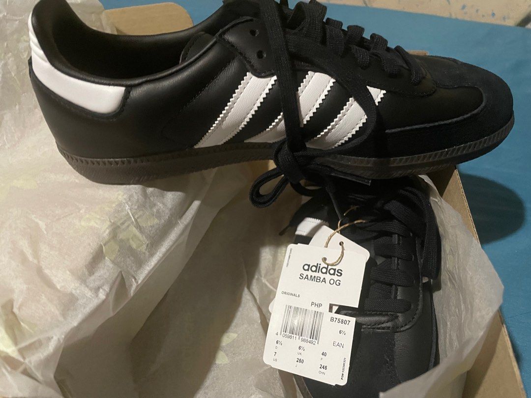 Original Samba OG black, Men's Fashion, Footwear, Sneakers on Carousell