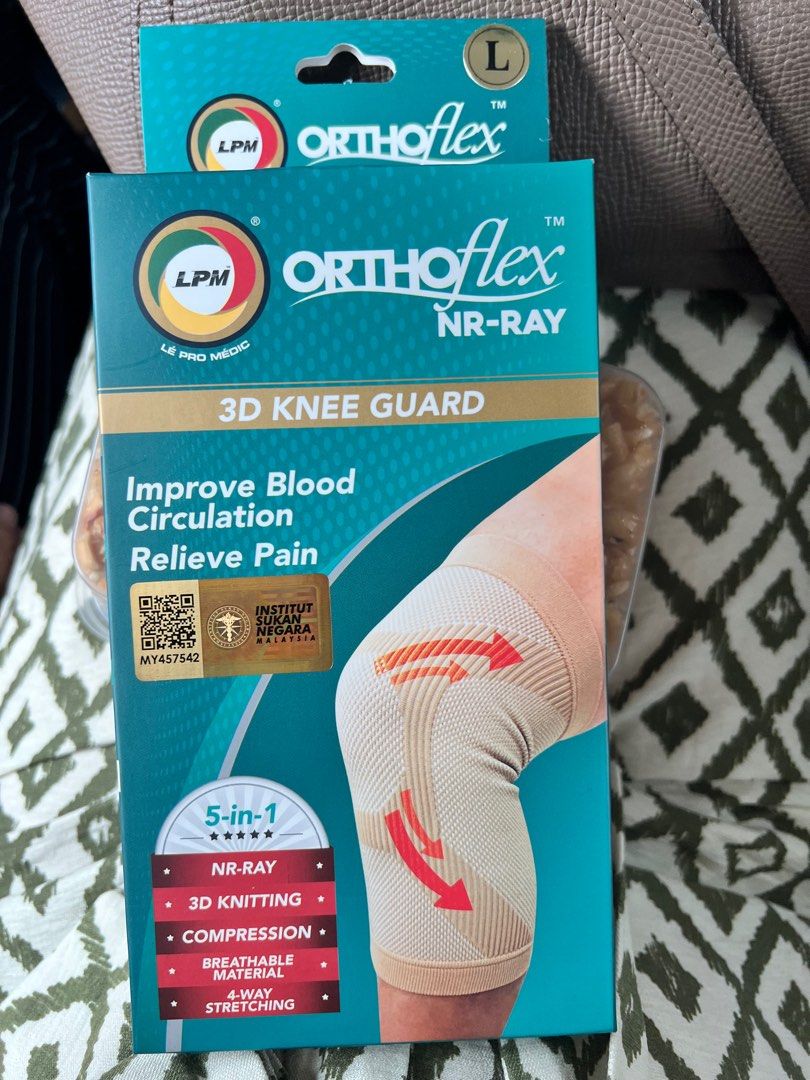 Orthoflex 3D Knee guard, Health & Nutrition, Braces, Support & Protection on Carousell