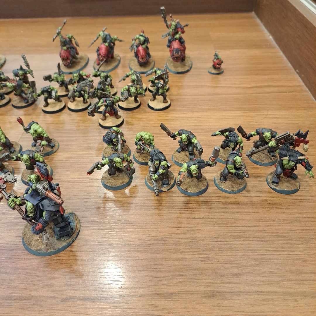 Painted ork army for sale, Hobbies & Toys, Toys & Games on Carousell