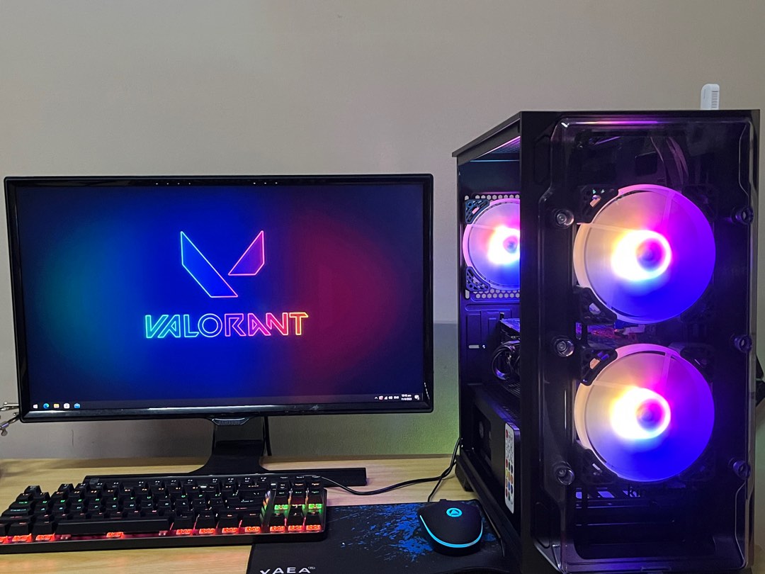 PC + Monitor Gaming Set Up, Computers & Tech, Desktops on Carousell
