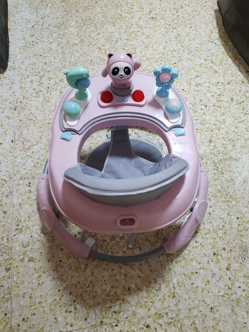 Pink Baby Walker, Babies & Kids, Infant Playtime on Carousell