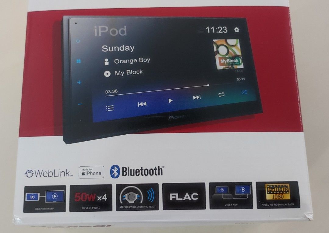 Pioneer DMH-A345BT RDS Av Receiver, Car Accessories, Electronics ...