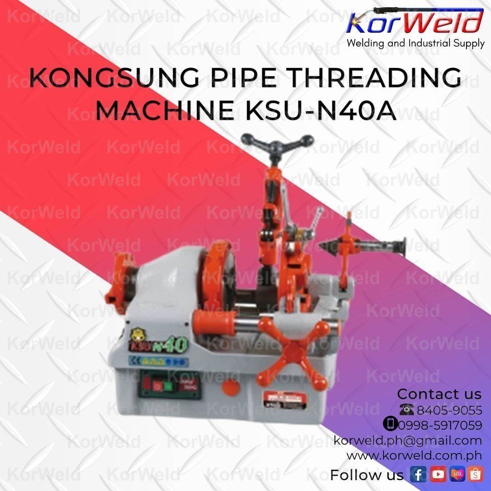 Pipe Threading Machine KSU-N40A Kongsung Brand (Made in Korea ...